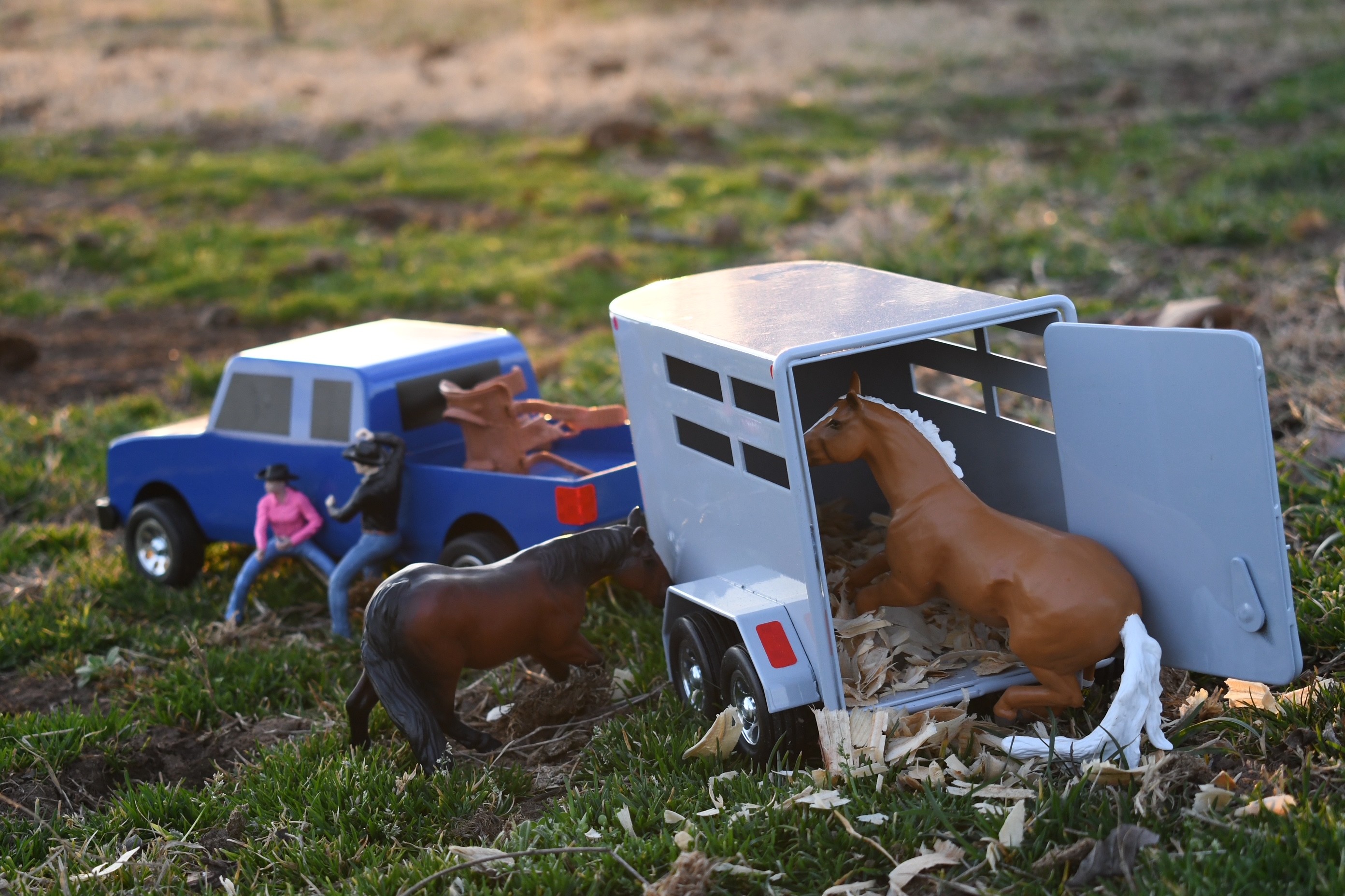 Little Buster Toys: Extended Cab Truck Blue