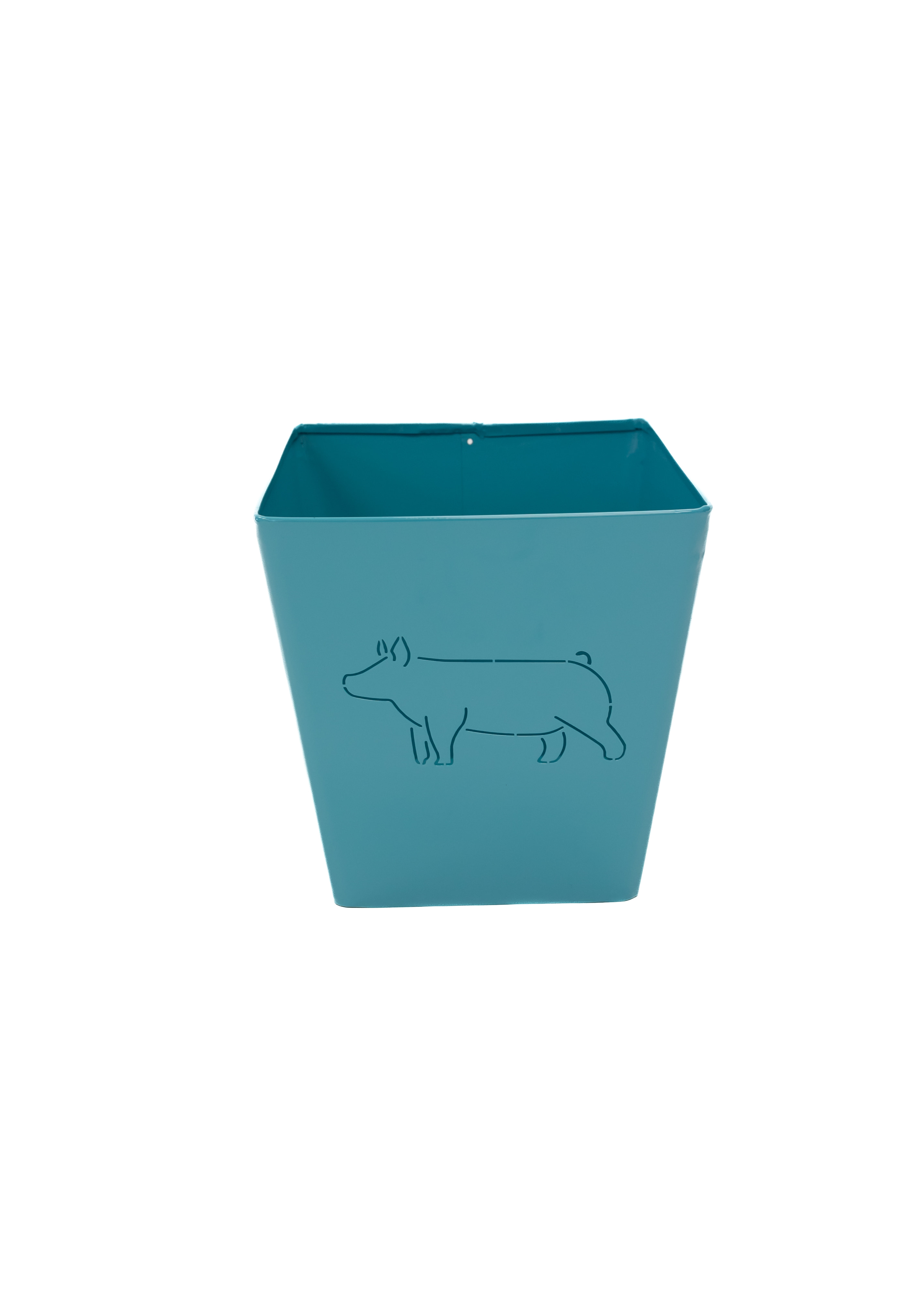 Little Buster Toys: Waste Basket Show Pig Turquoise