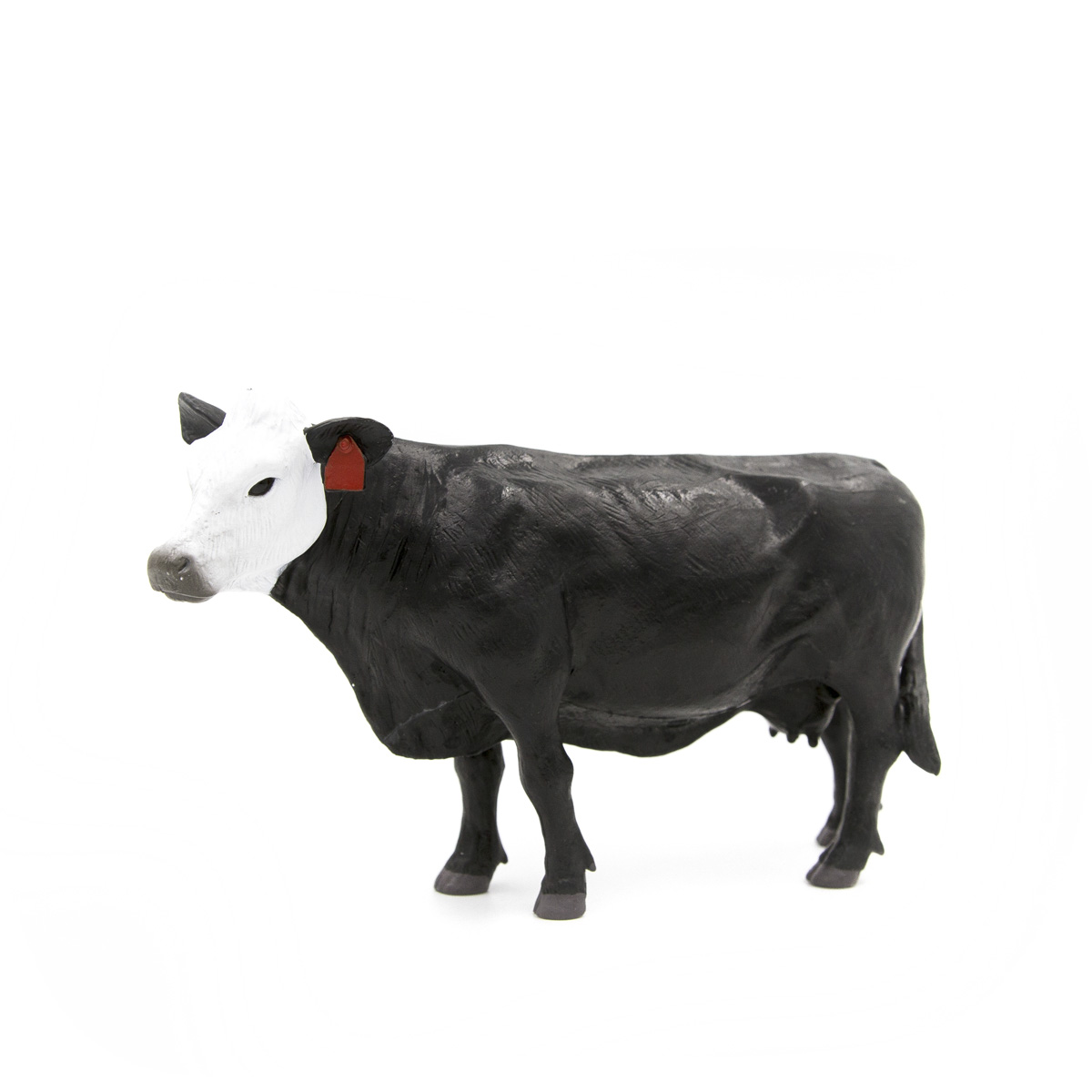 Black and White Face Cow Toy – 1/16 Scale