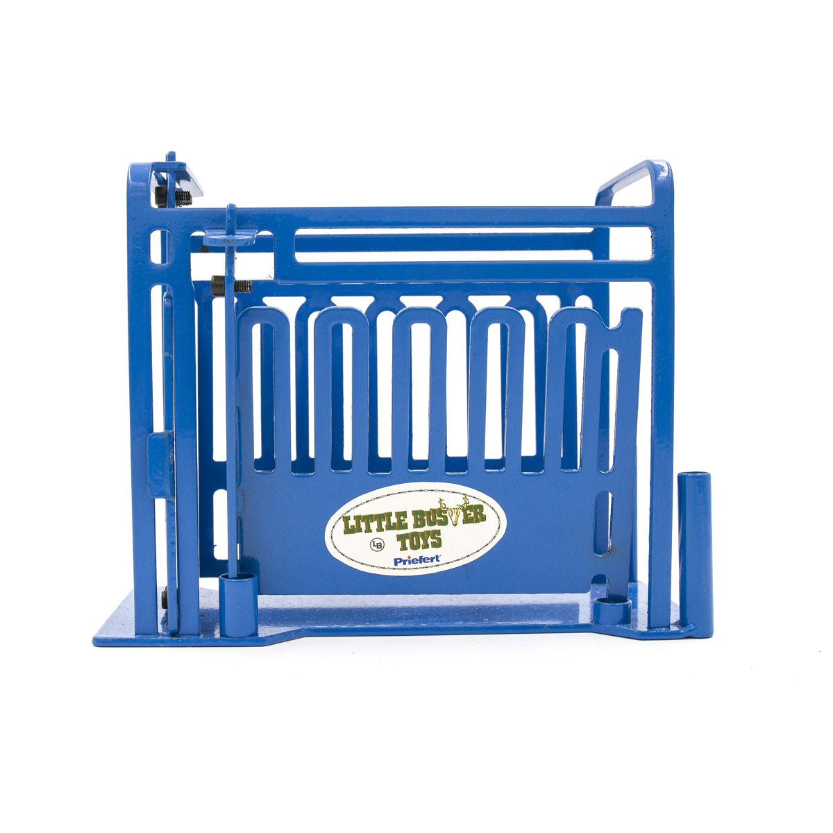 Little Buster Toys: Priefert Cattle Squeeze Chute Blue