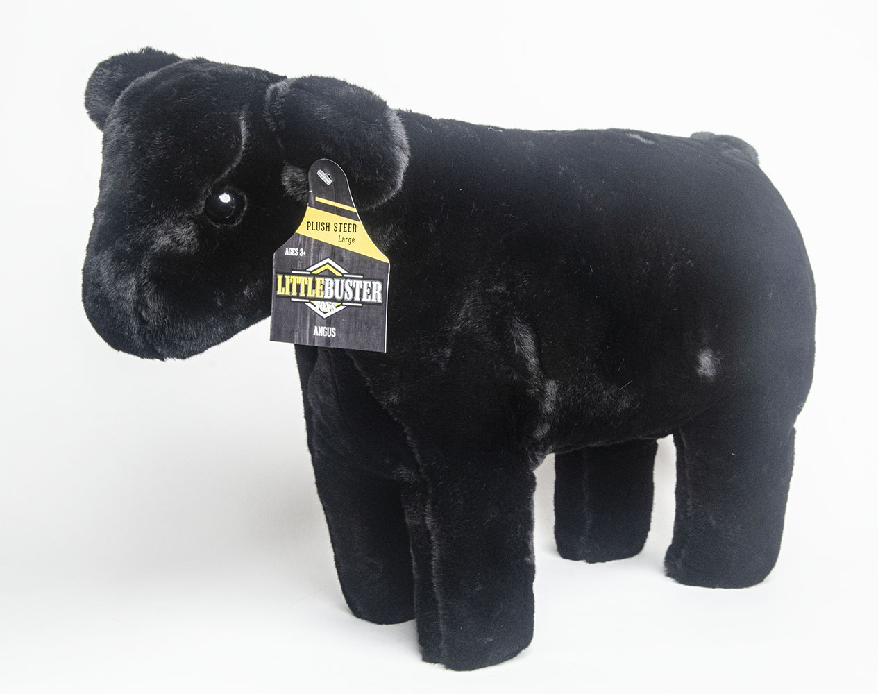 Large Plush Steer Angus: Little Buster Toys
